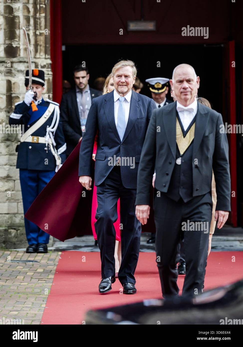 THE HAGUE – King Willem-Alexander and Princess Amalia leave the Grote ...