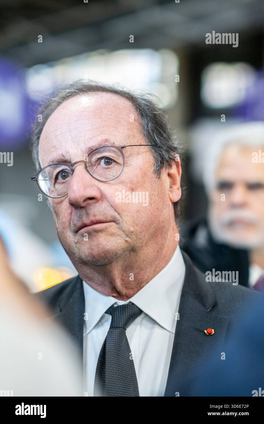 Portrait of Francois Hollande, socialist MP and former President of the ...