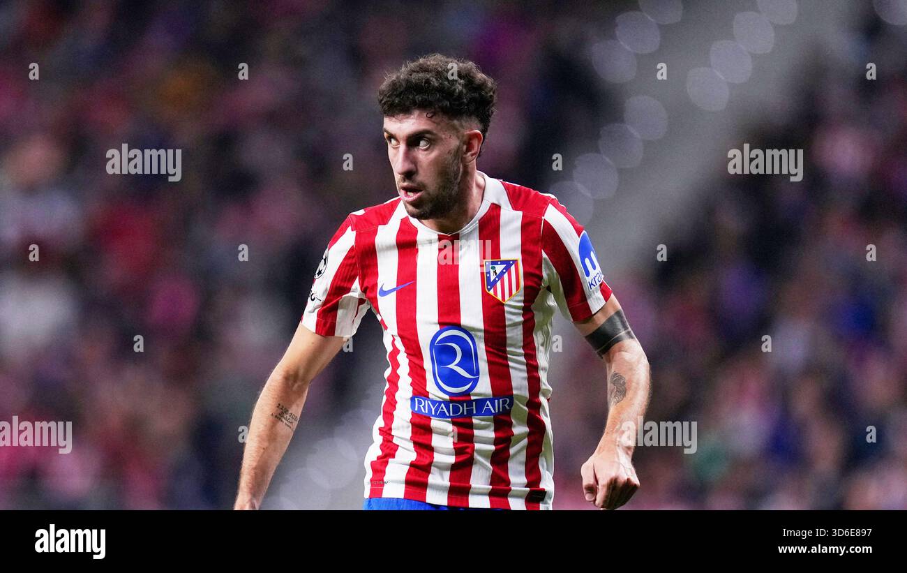 Atletico Madrid's Matteo Ruggeri during the Champions League opening ...