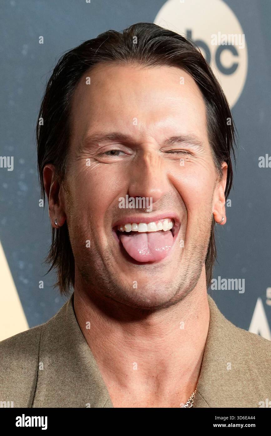 19 November 2025 - Nashville, Tennessee - Russell Dickerson. 59th CMA ...