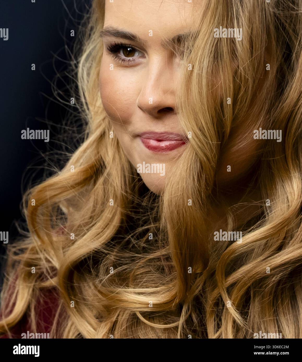 THE HAGUE – Princess Amalia departs the Grote Kerk (Great Church) after ...