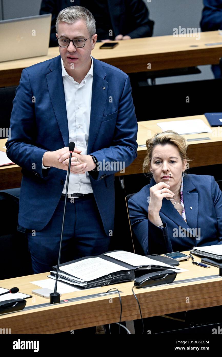 20 November 2025, Berlin: Stefan Evers (CDU), Senator for Finance ...