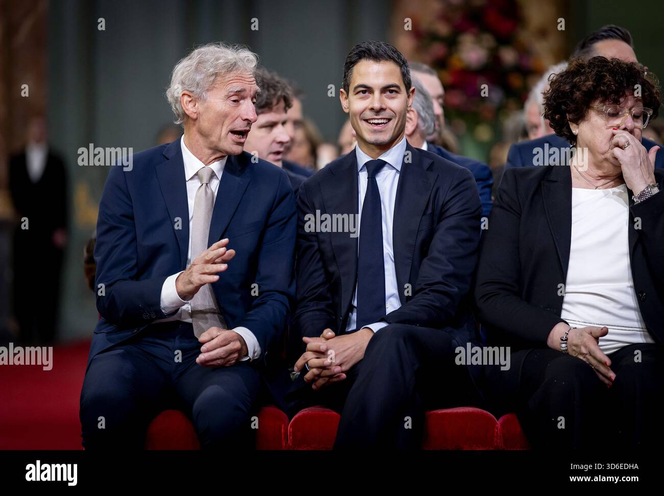 THE HAGUE – Paul Rosenmöller and Rob Jetten (D66) in the Grote Kerk ...