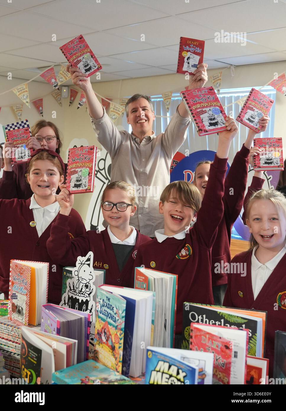 Jeff Kinney, the creator of the Diary of a Wimpy Kid book series ...