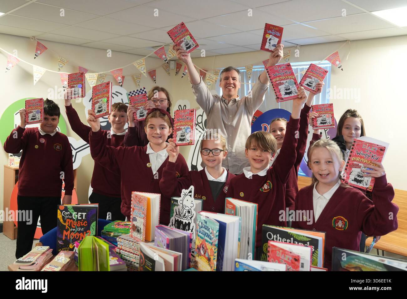 Jeff Kinney, the creator of the Diary of a Wimpy Kid book series ...