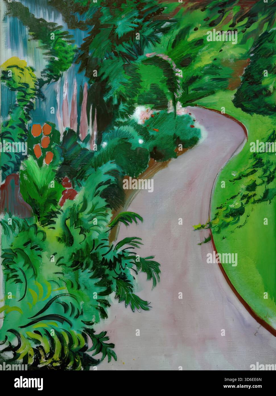 Path abstract painting Stock Vector Images - Alamy