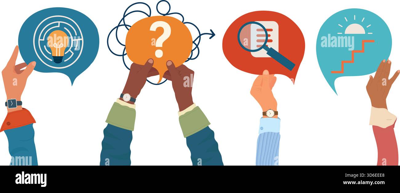 Process guidance Stock Vector Images - Alamy