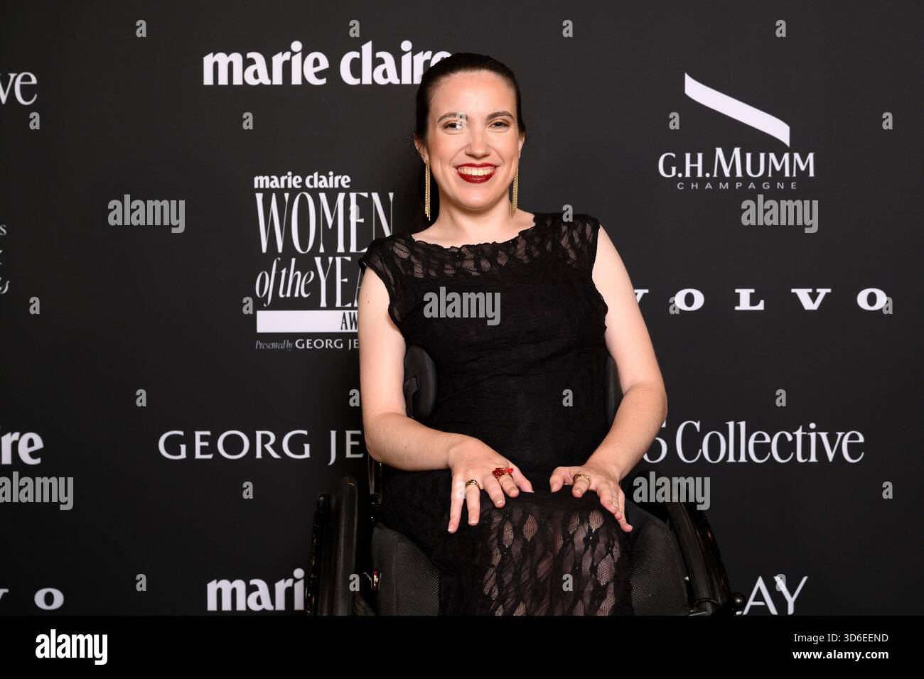 Hannah Diviney arrives at the Marie Claire Women of the Year Awards at ...