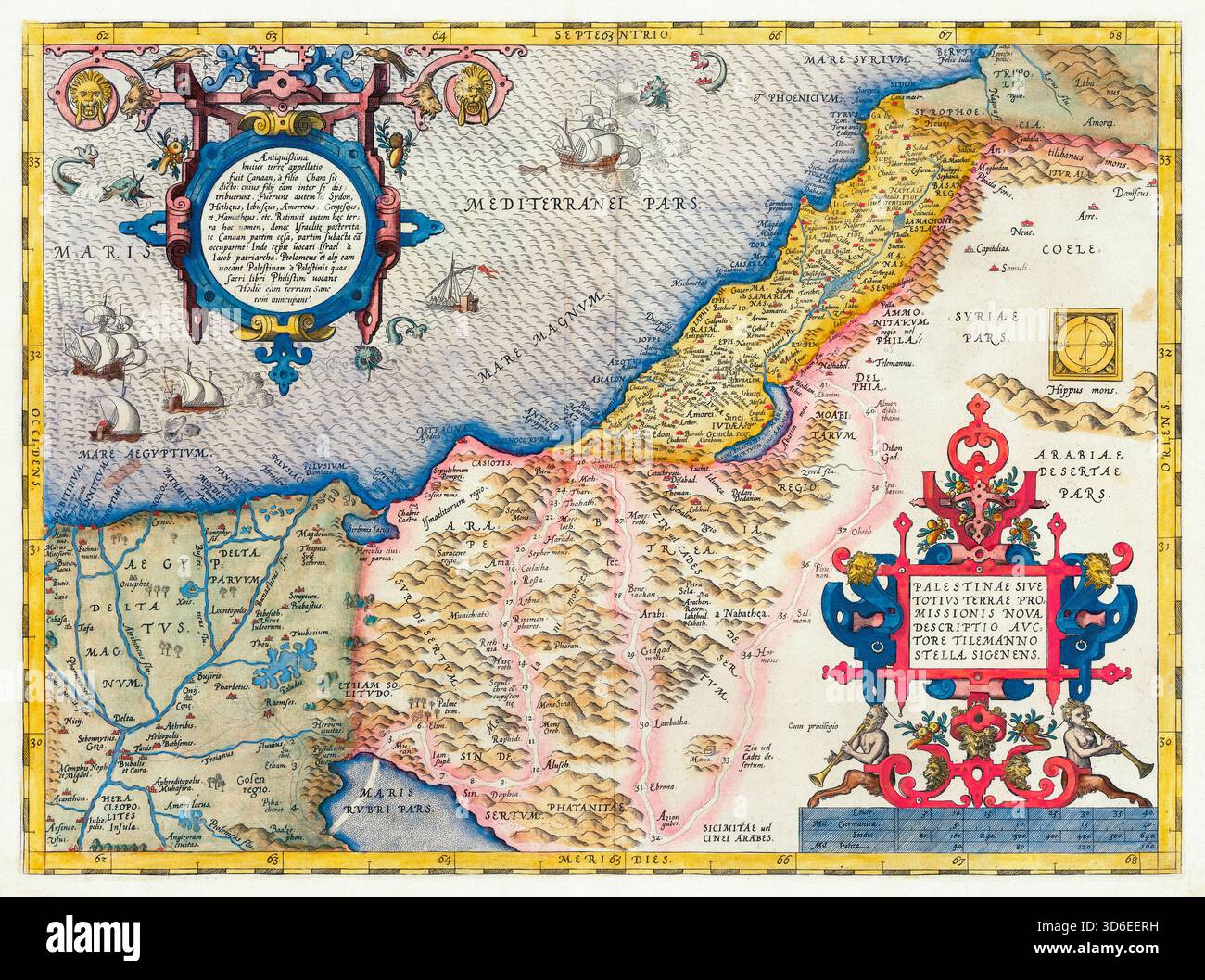 The holy land map hi-res stock photography and images - Alamy