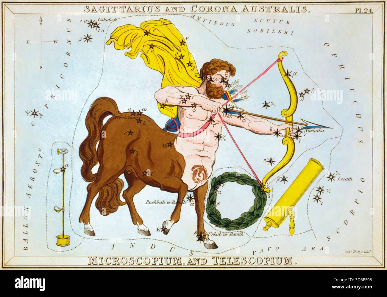 Urania's mirror sagittarius hi-res stock photography and images - Alamy
