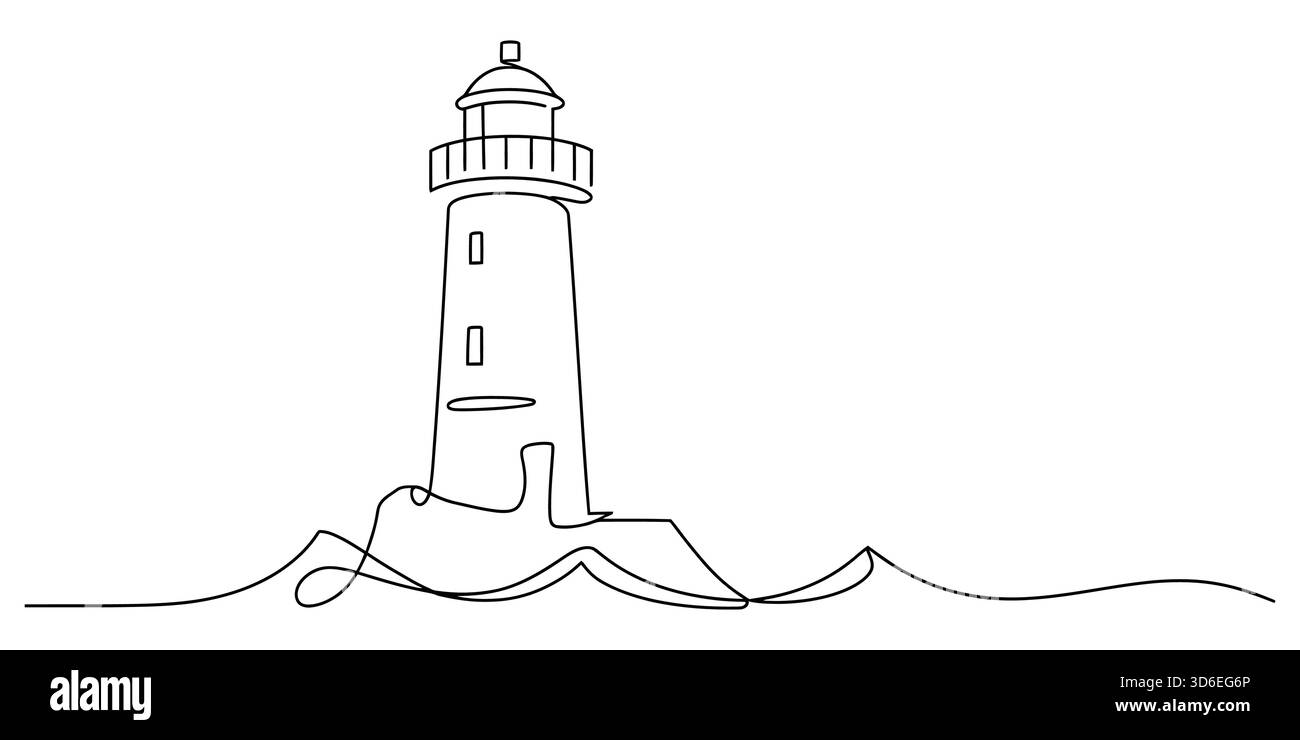 Serene shore line Stock Vector Images - Alamy