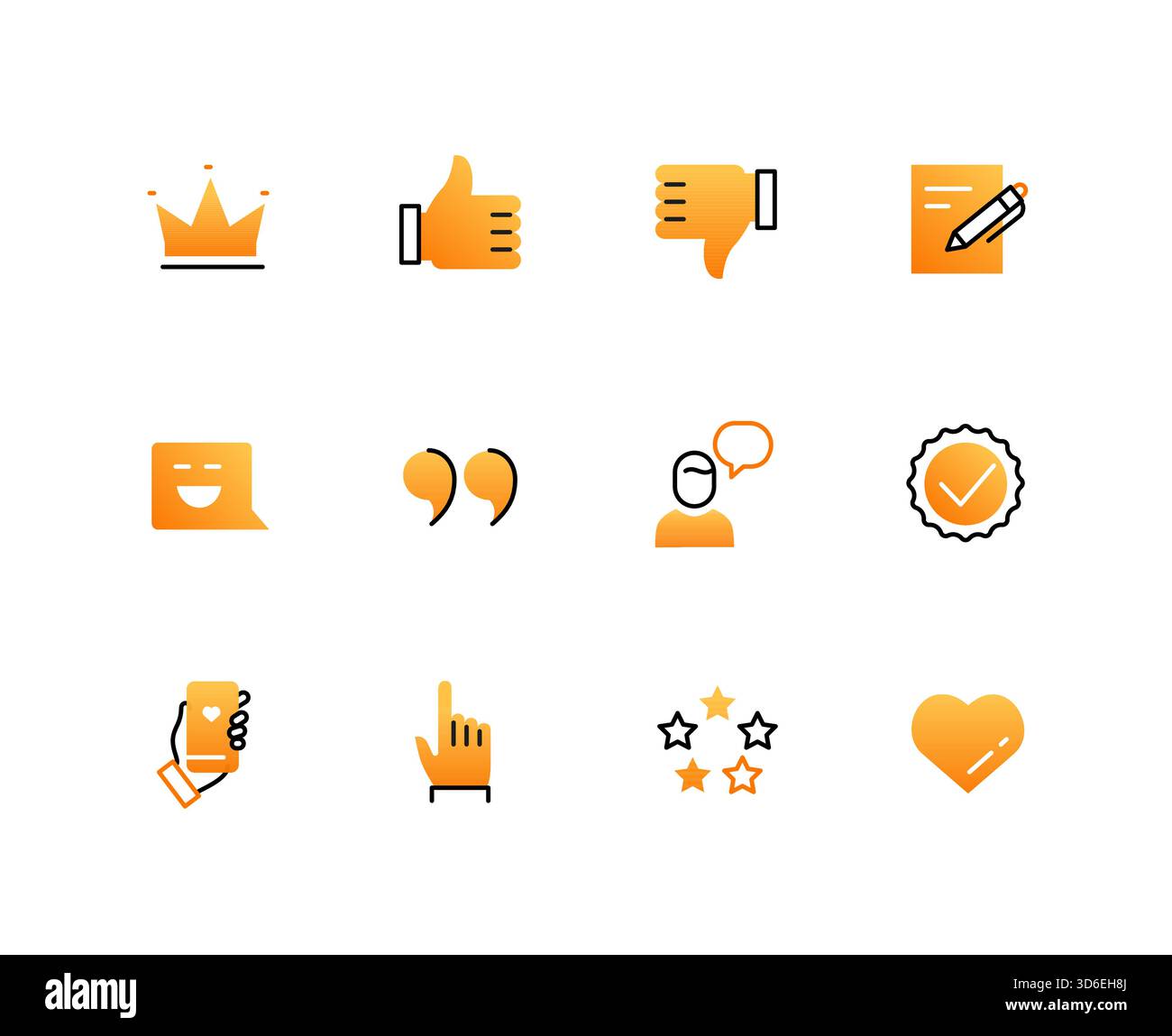 Company editable line icons Stock Vector Images - Alamy