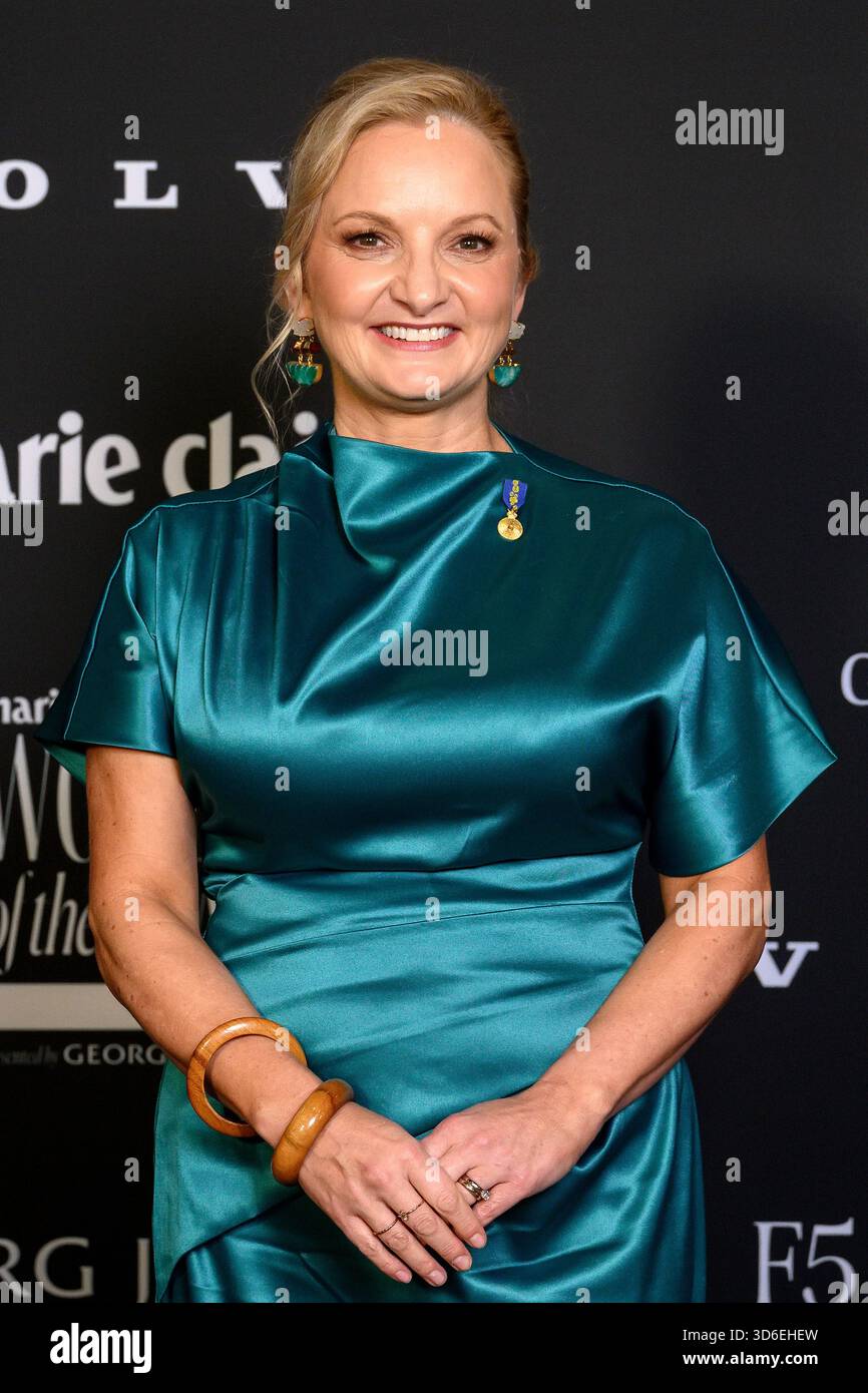 Tracey Corbin-Matchett arrives at the Marie Claire Women of the Year ...
