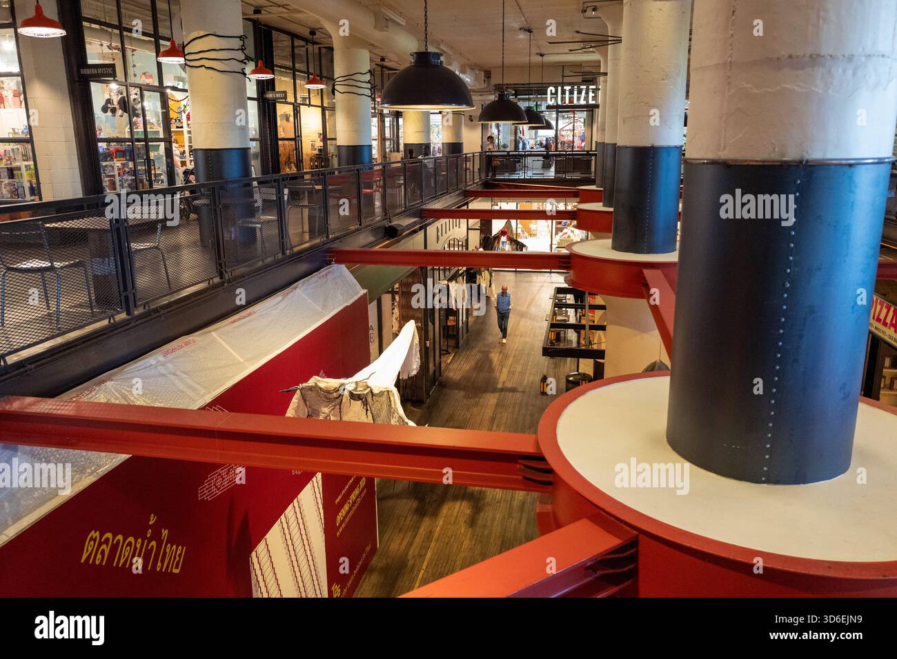 Overhead view at Ponce City Market, Atlanta, Georgia, United States ...