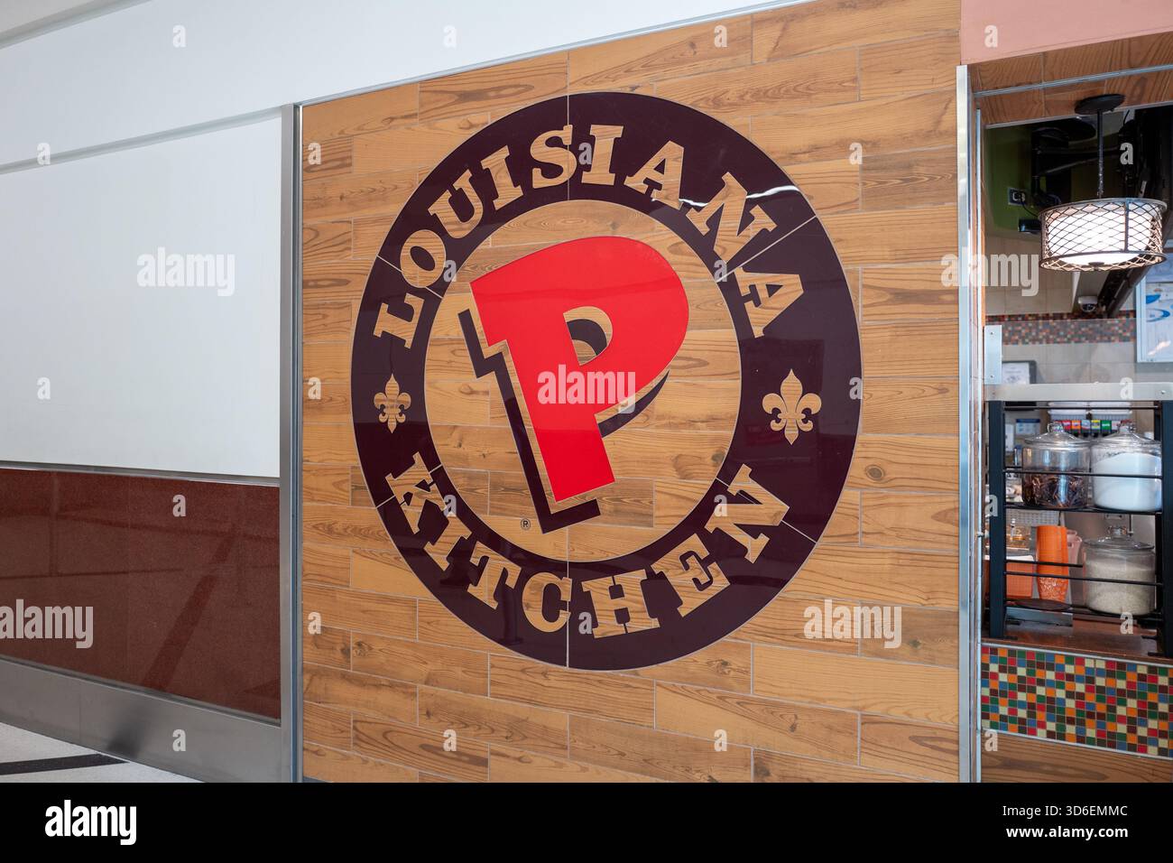 Logo for Popeyes Louisiana Kitchen restaurant, Hartsfield-Jackson ...