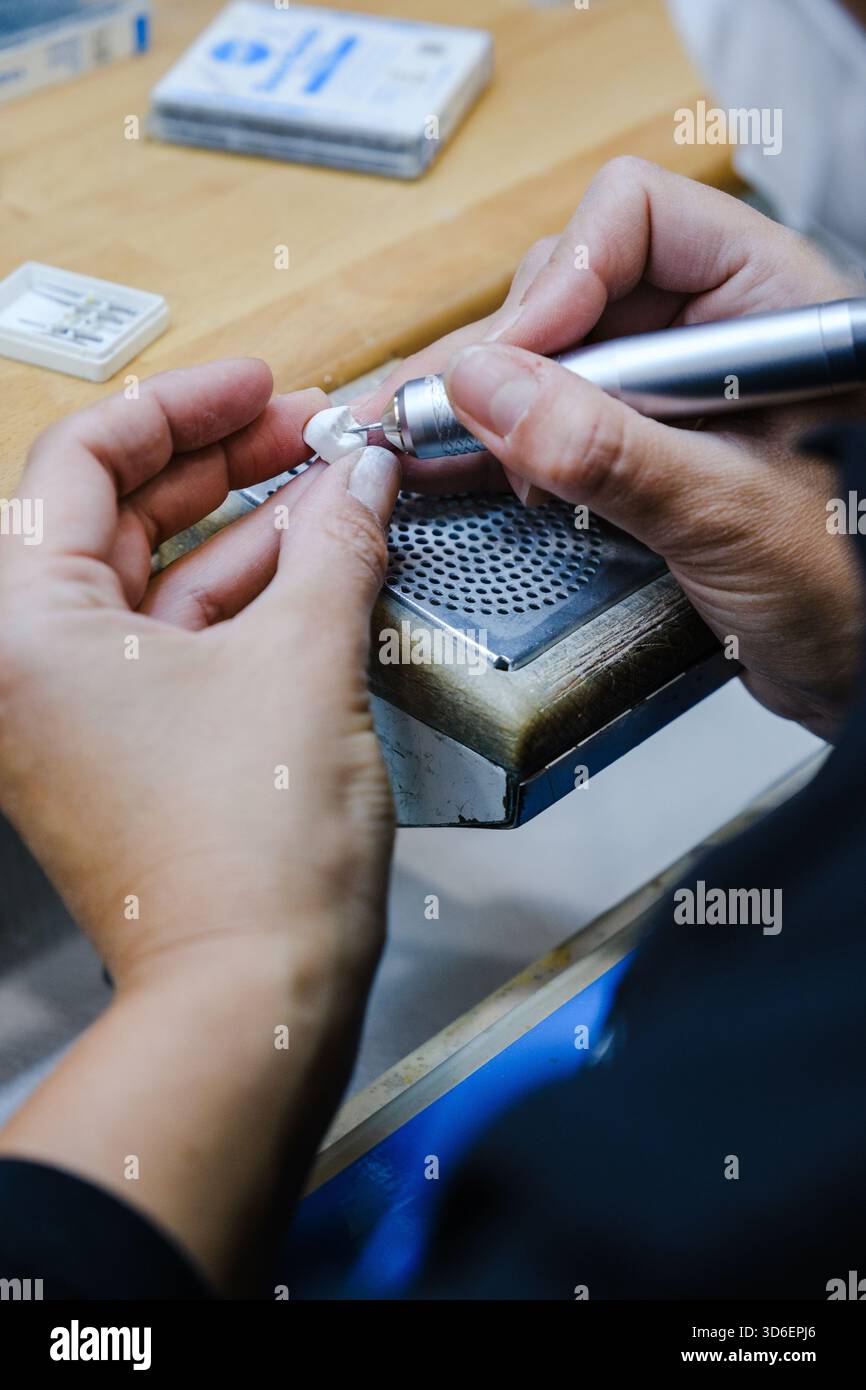 Detailed close up hands meticulously hi-res stock photography and ...