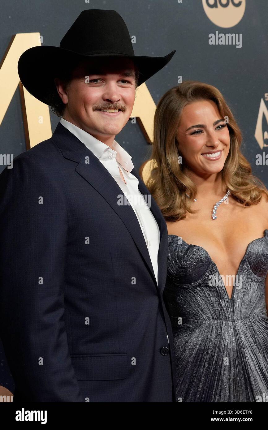 19 November 2025 - Nashville, Tennessee - Zach Top, Amelia Taylor. 59th ...