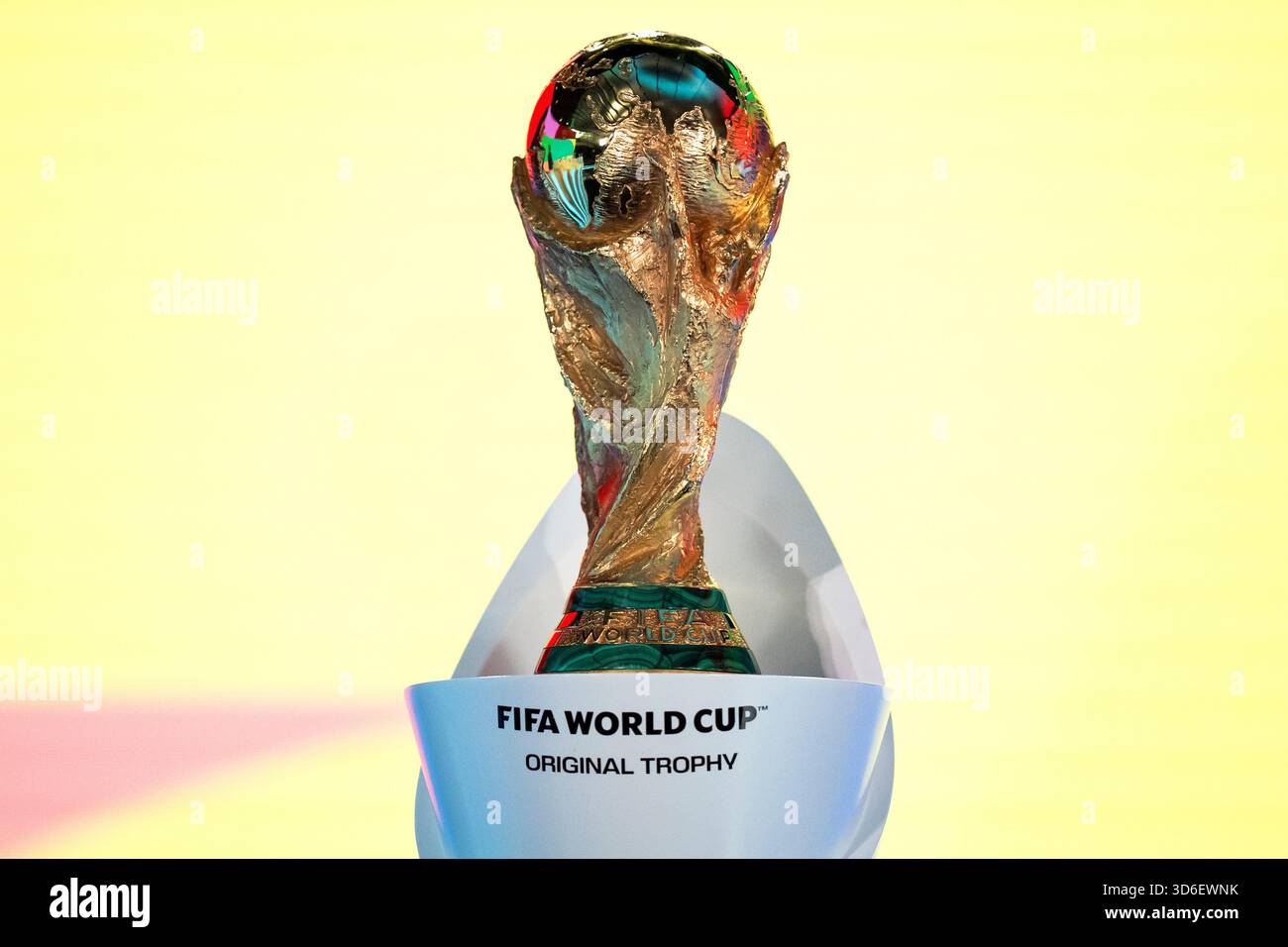 The FIFA World Cup Trophy is displayed during the FIFA World Cup 2026 ...