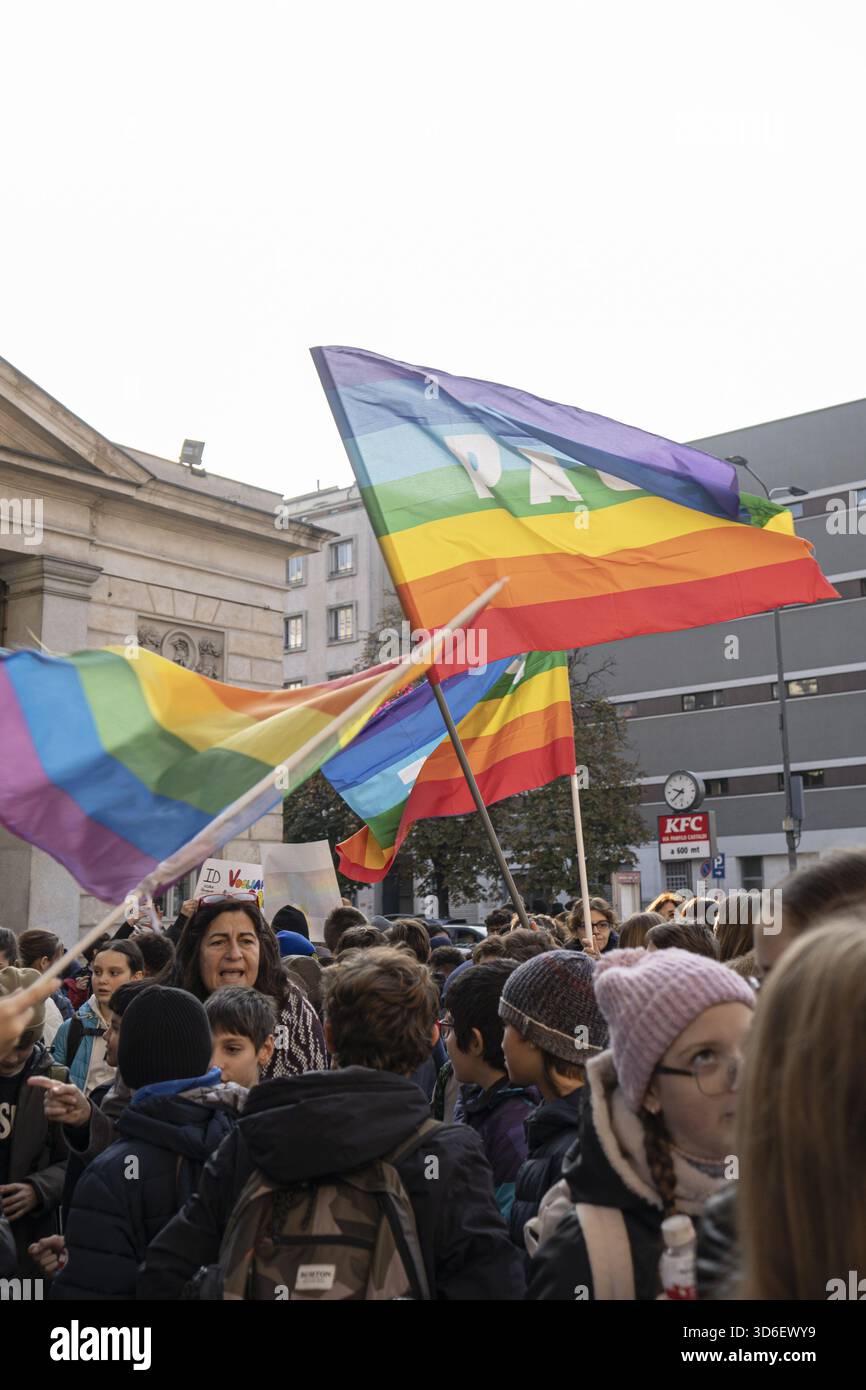 MILAN - Piazza XXV Aprile For World Children's Day, UNICEF and the ...