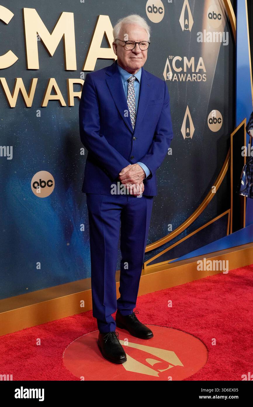 19 November 2025 - Nashville, Tennessee - Steve Martin. 59th CMA Awards ...