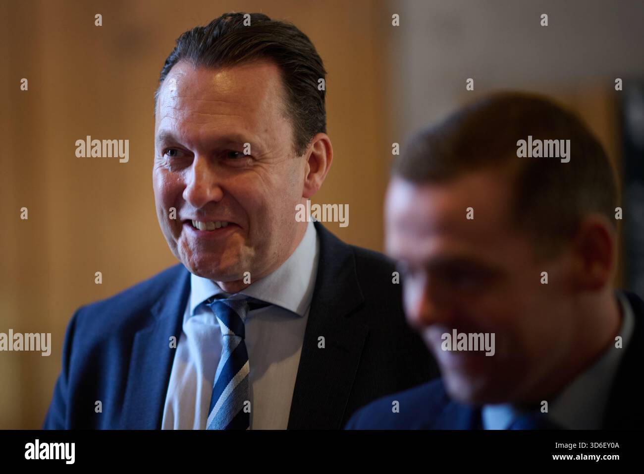 Edinburgh Scotland, UK 20 November 2025. Russell Findlay MSP at the ...