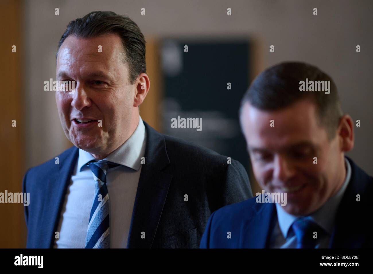 Edinburgh Scotland, UK 20 November 2025. Russell Findlay MSP at the ...