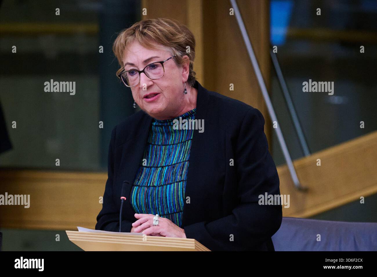 Edinburgh Scotland, UK 20 November 2025. Annabelle Ewing MSP at the ...