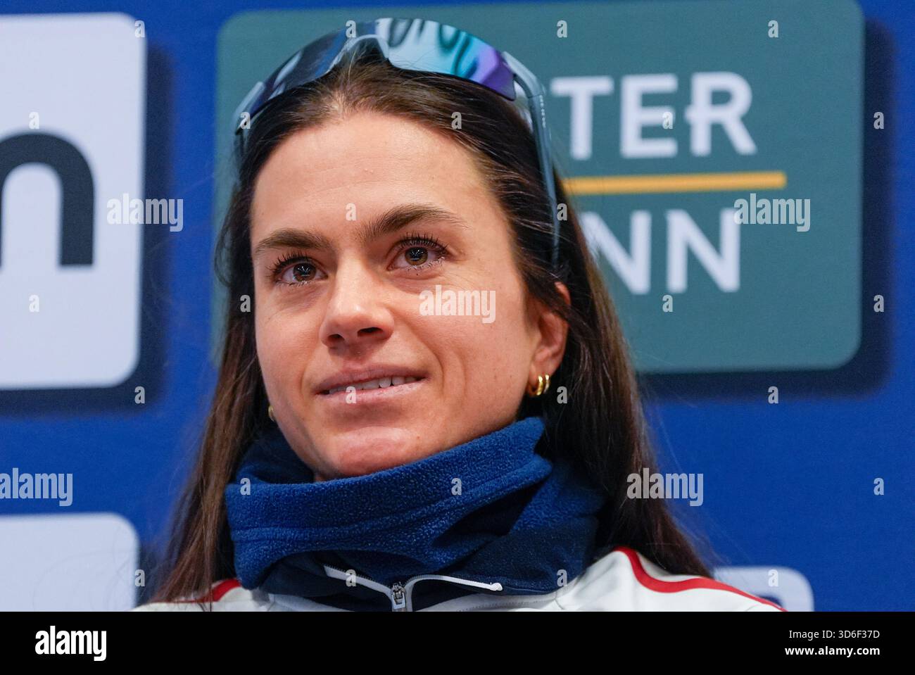 Beitostølen 20251120. Heidi Weng at media day in Beitohallen before ...