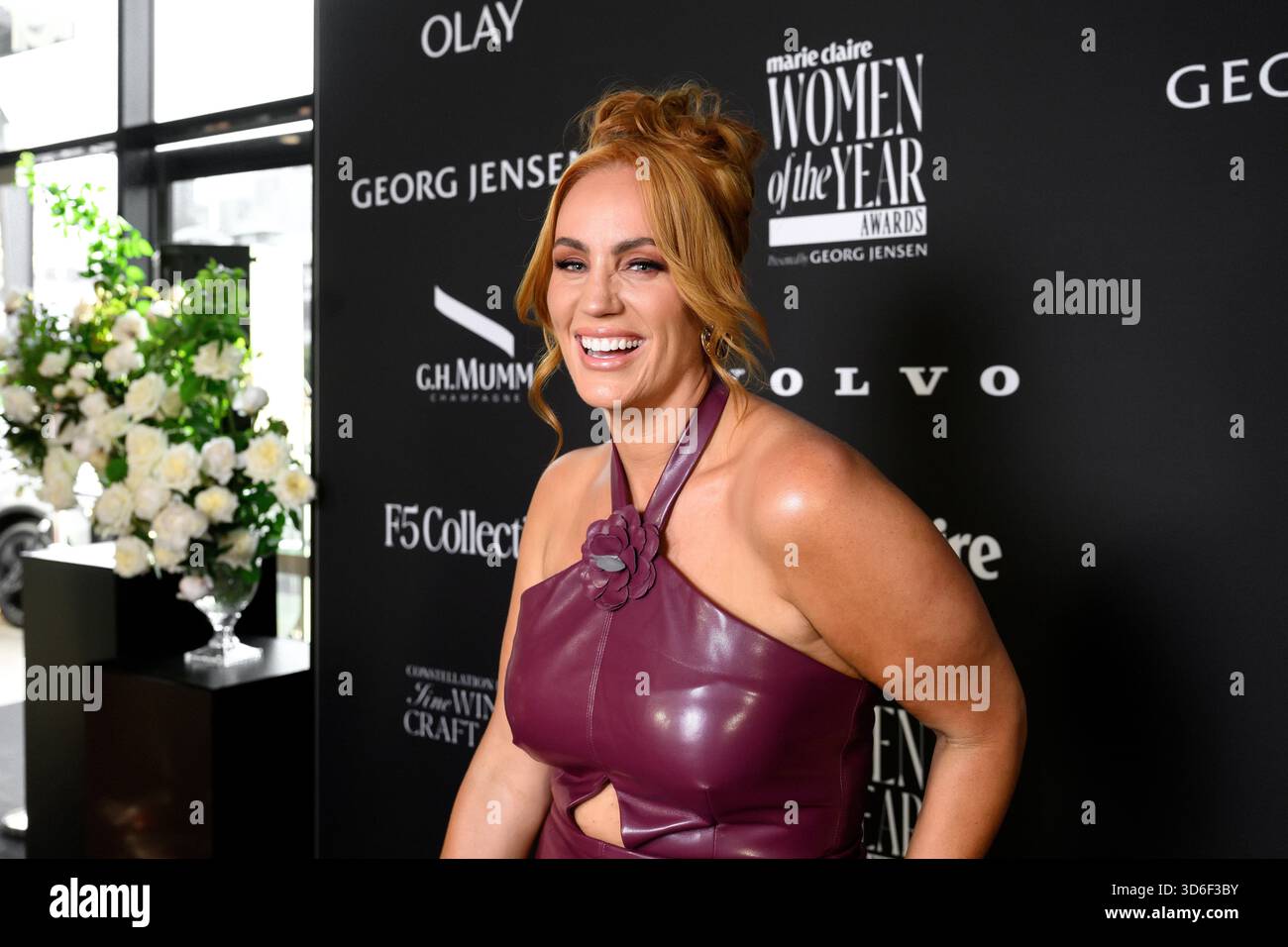 Jules Robinson arrives at the Marie Claire Women of the Year Awards at ...