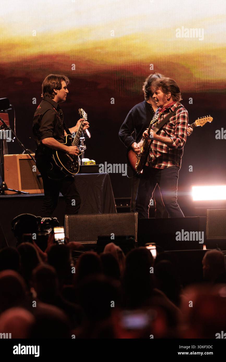 Shane Fogerty and John Fogerty perform during The iHeartRadio Music ...