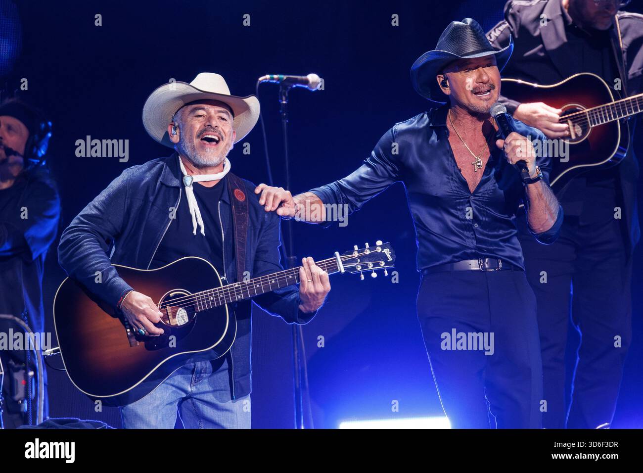 Tim McGraw performs during The iHeartRadio Music Festival at T-Mobile ...