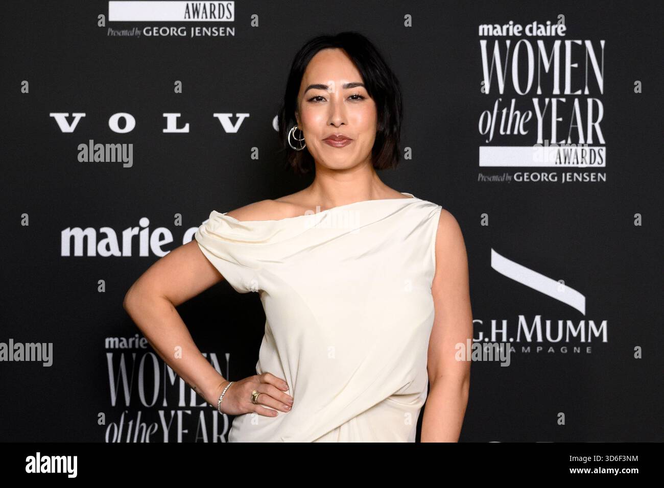 Melissa Leong arrives at the Marie Claire Women of the Year Awards at ...