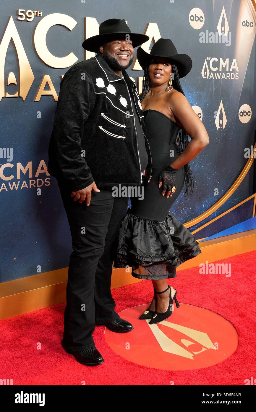 19 November 2025 - Nashville, Tennessee - Michael Trotter Jr., Tanya ...