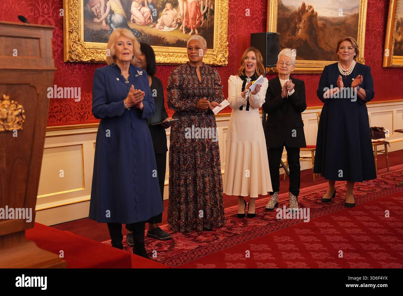 (left to right) Queen Camilla, Joan Armatrading, Monica Galletti, Royal ...