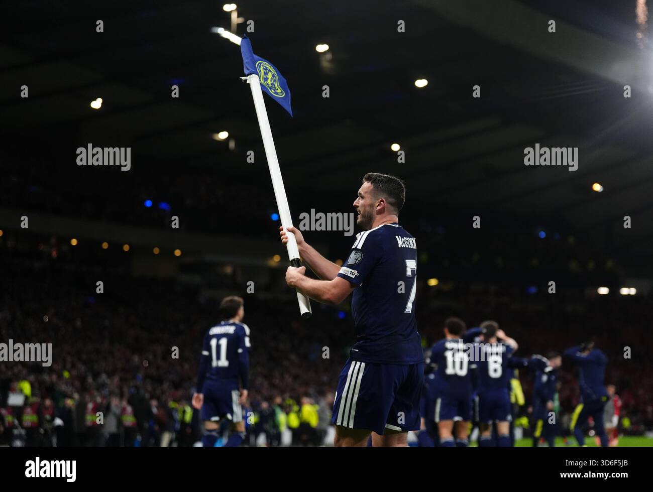 Scotland s John McGinn Celebrates After His Side Qualified For The 2026
