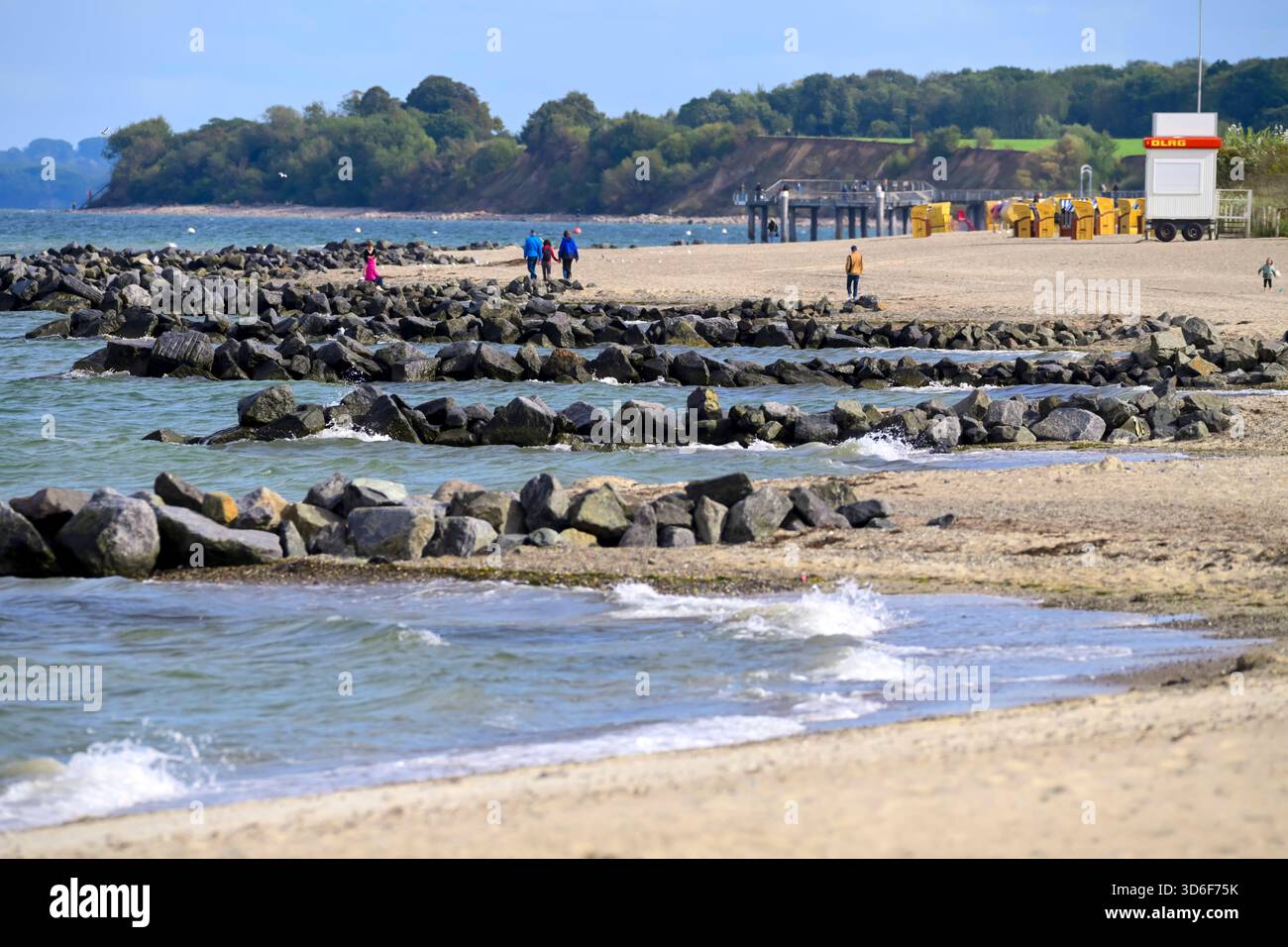 Strand von Niendorf,, Timmendorfer Strand, Schleswig-Holstein ...