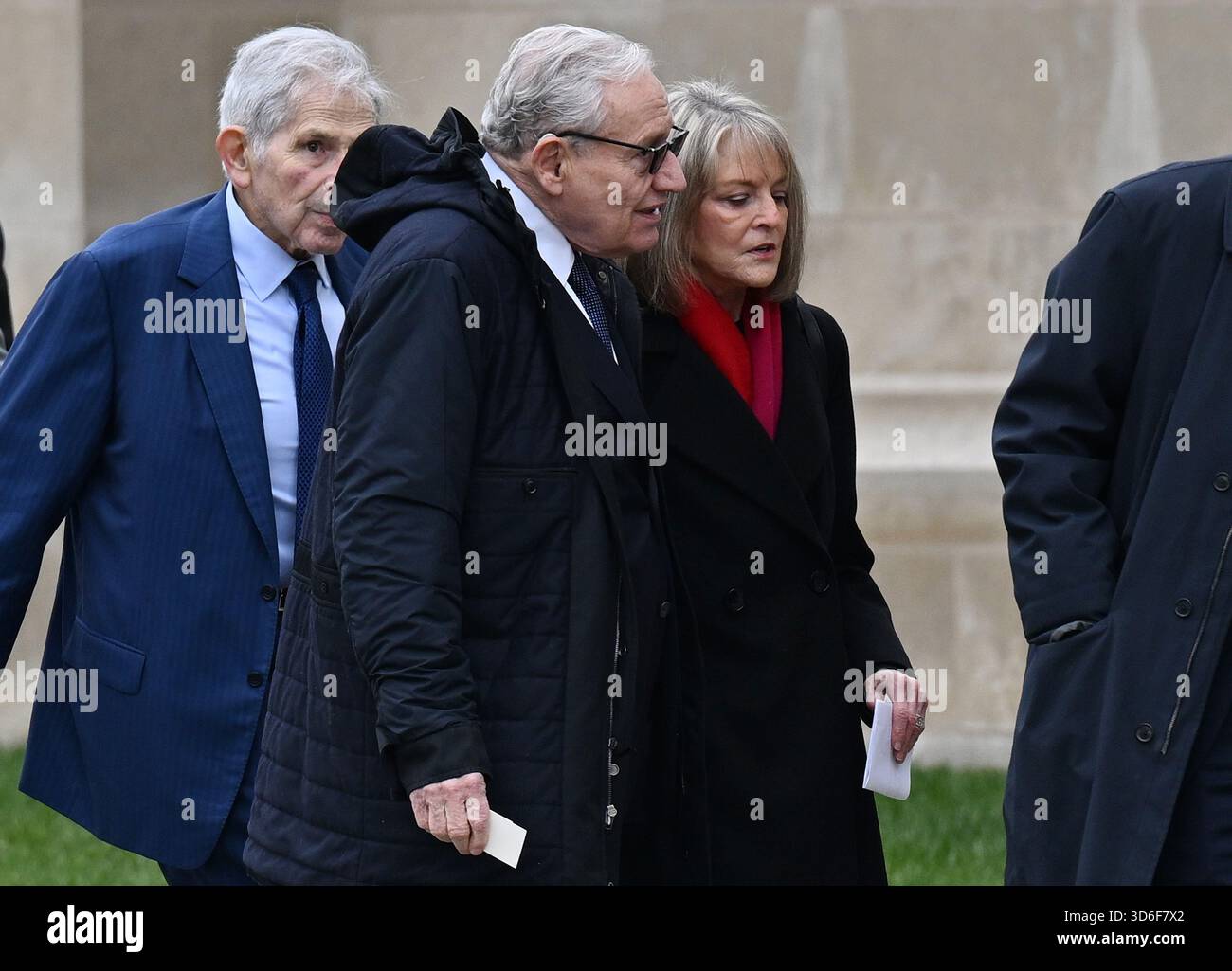 Journalist Bob Woodward arrives for the funeral of former Vice ...