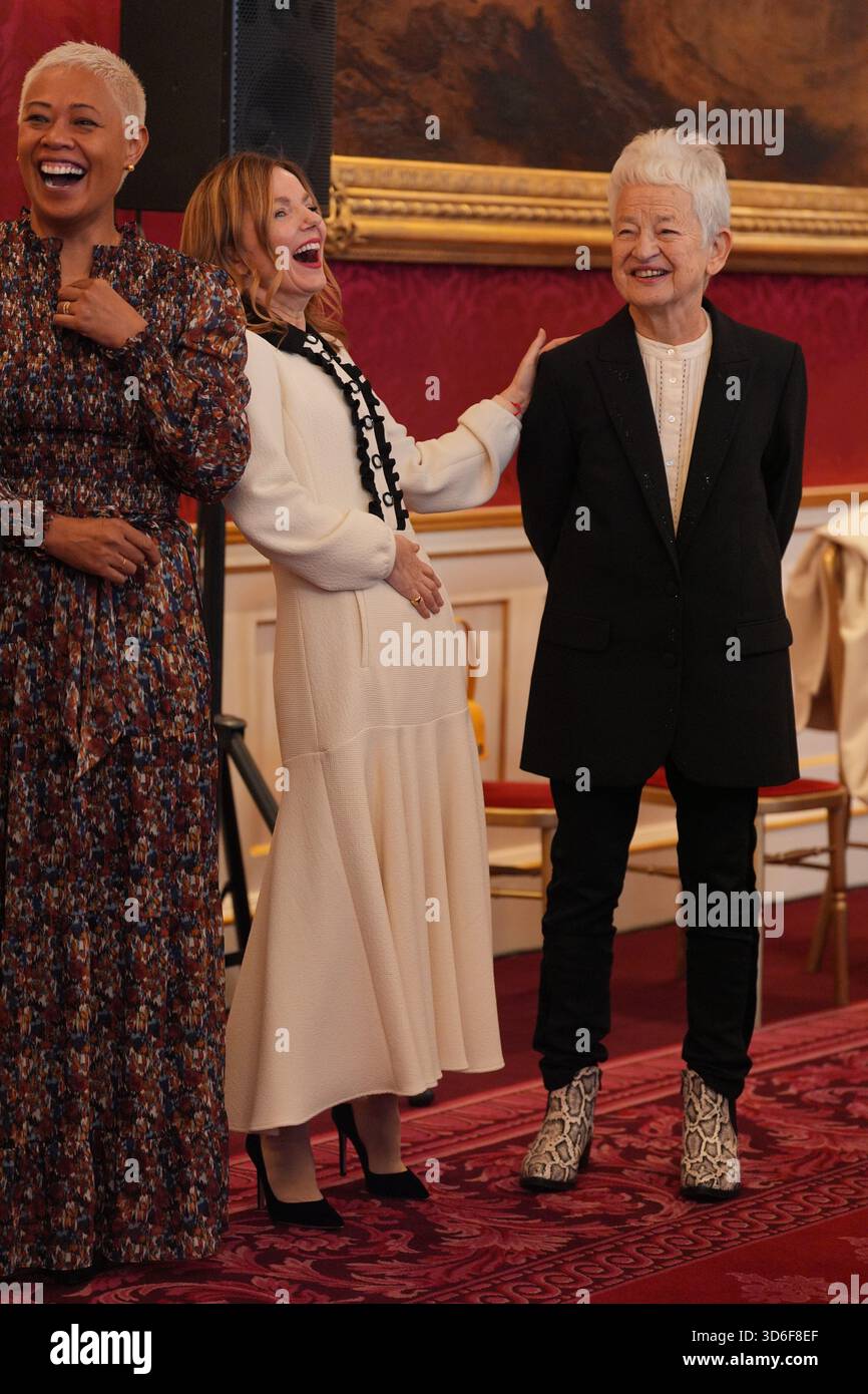 (left to right) Monica Galletti, Royal Commonwealth Society Ambassador ...