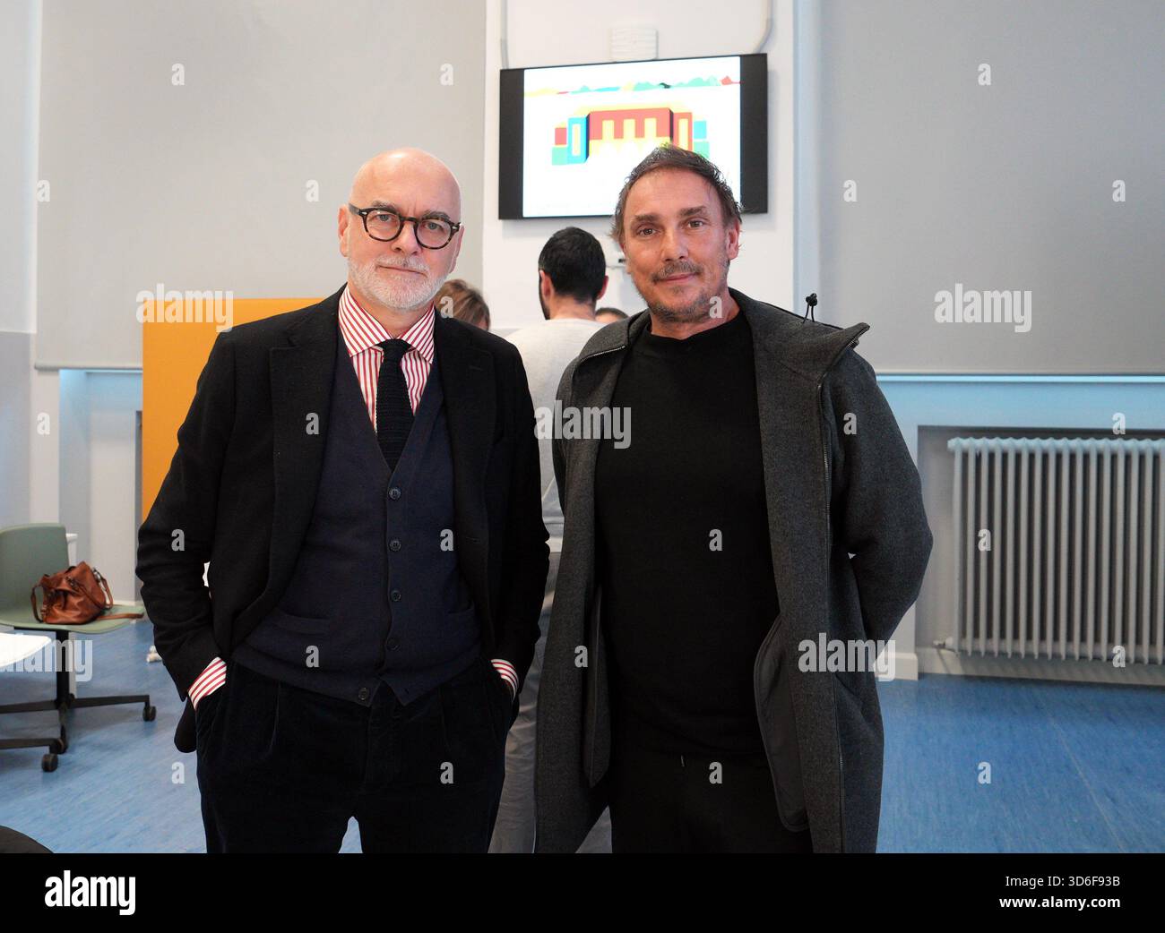 Milan, Inauguration of the Open to Life mural created by artist Marco ...