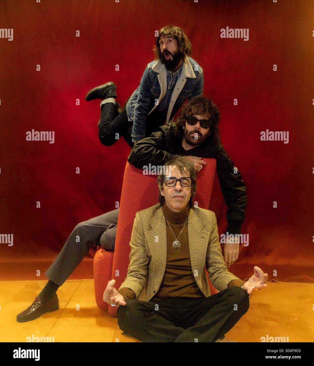The band Sidonie poses for Europa Press on November 20, 2025, in Madrid ...