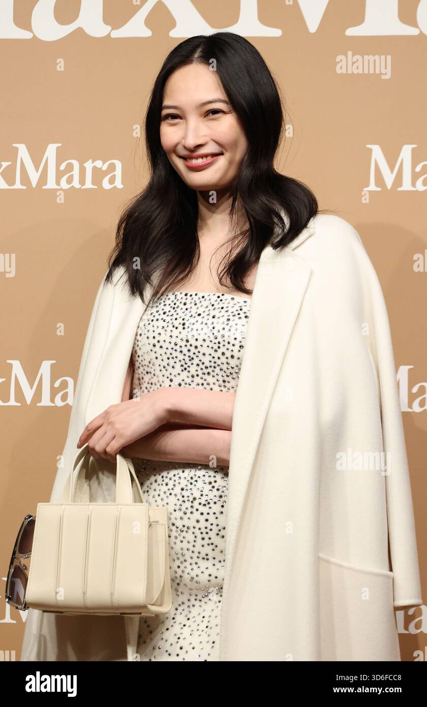 November 20, 2025, Tokyo, Japan - Japanese model Aya Omasa poses for a ...