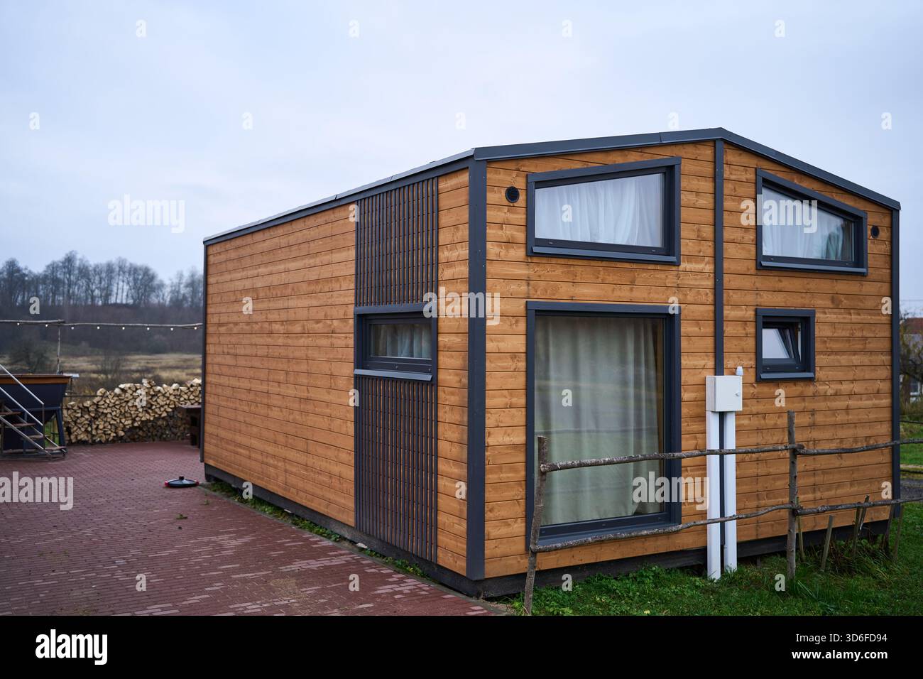 contemporary small home, minimalist style micro residence featuring ...