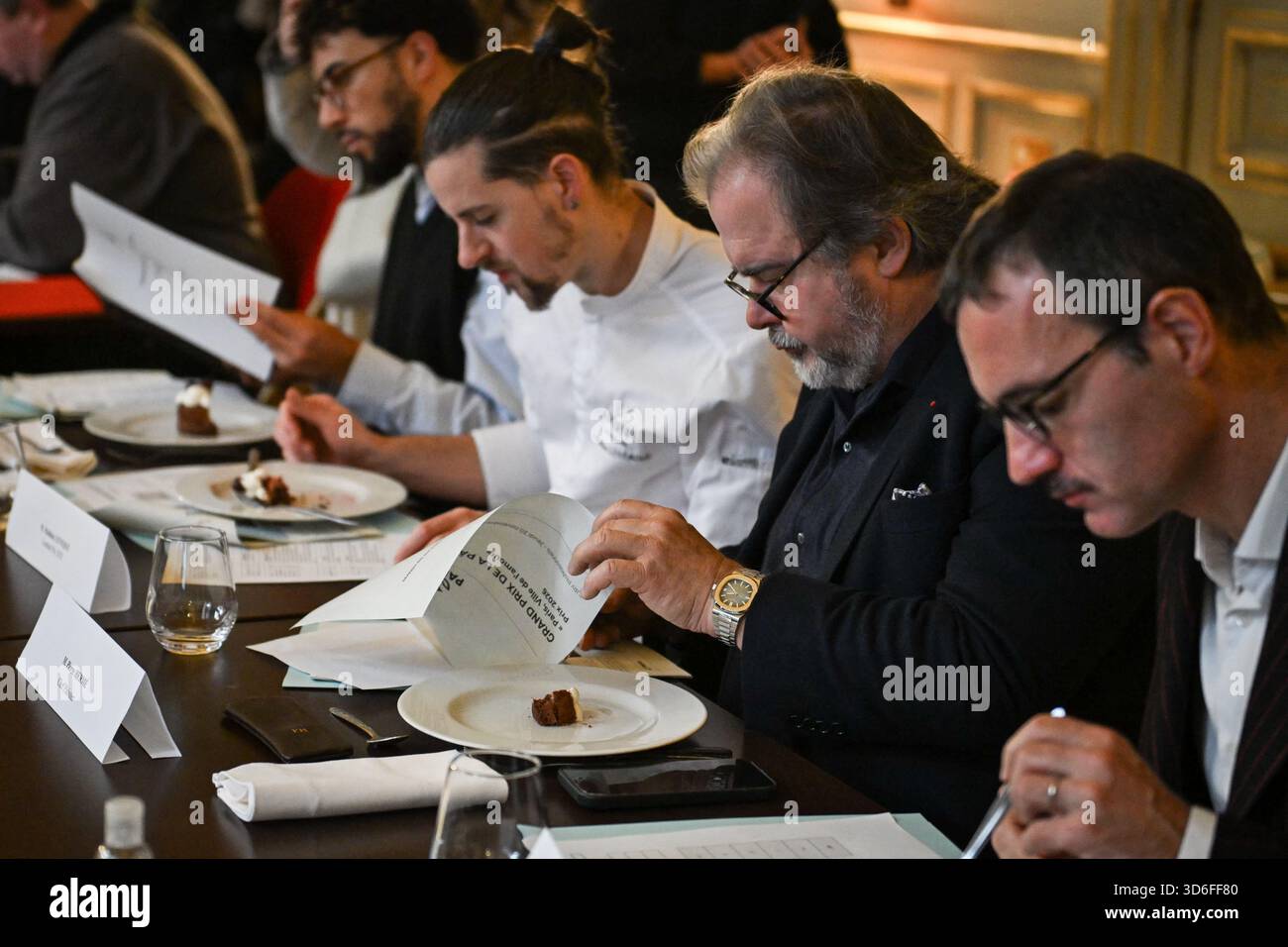 Pastry chef and chocolatier Pierre Herme participates as a jury during ...