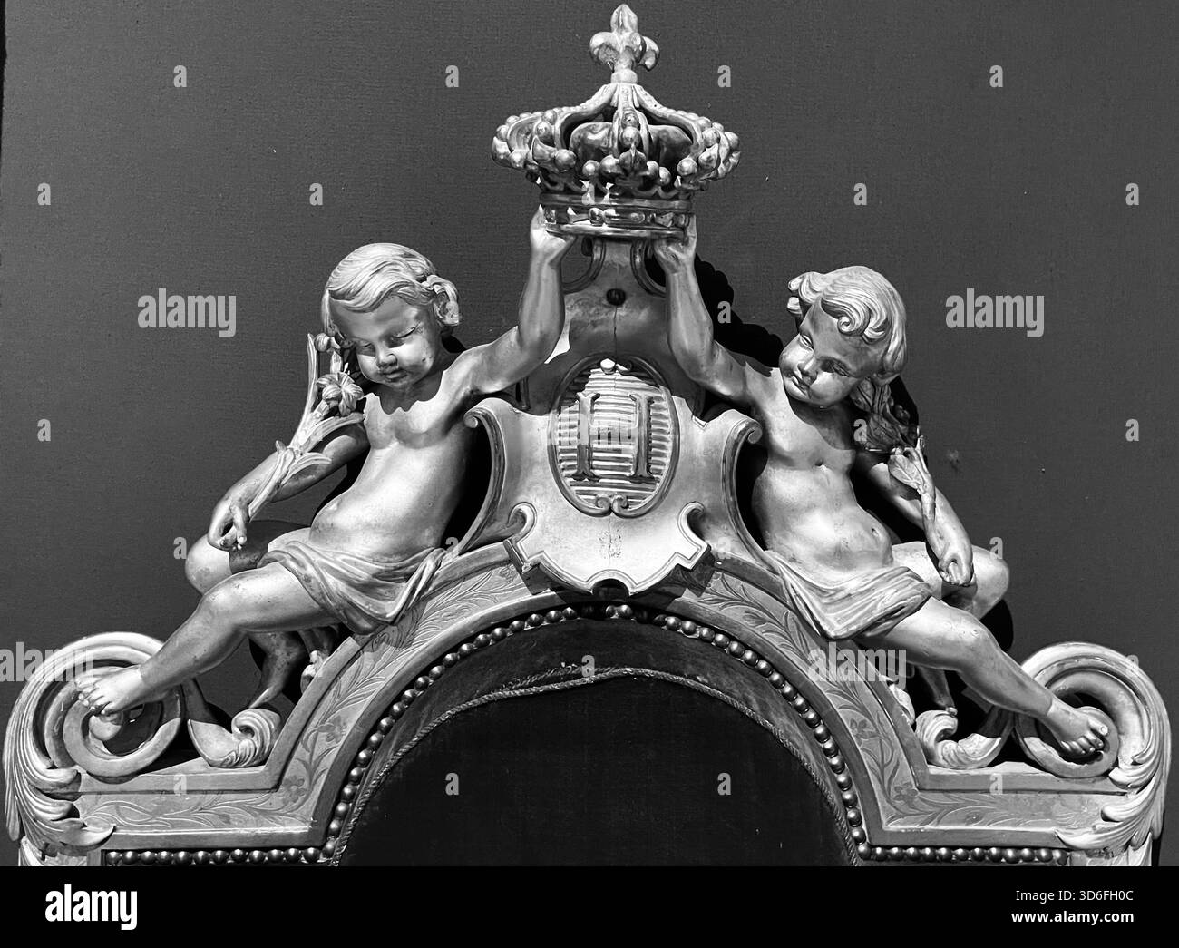 Medieval castle silhouette style Black and White Stock Photos & Images ...