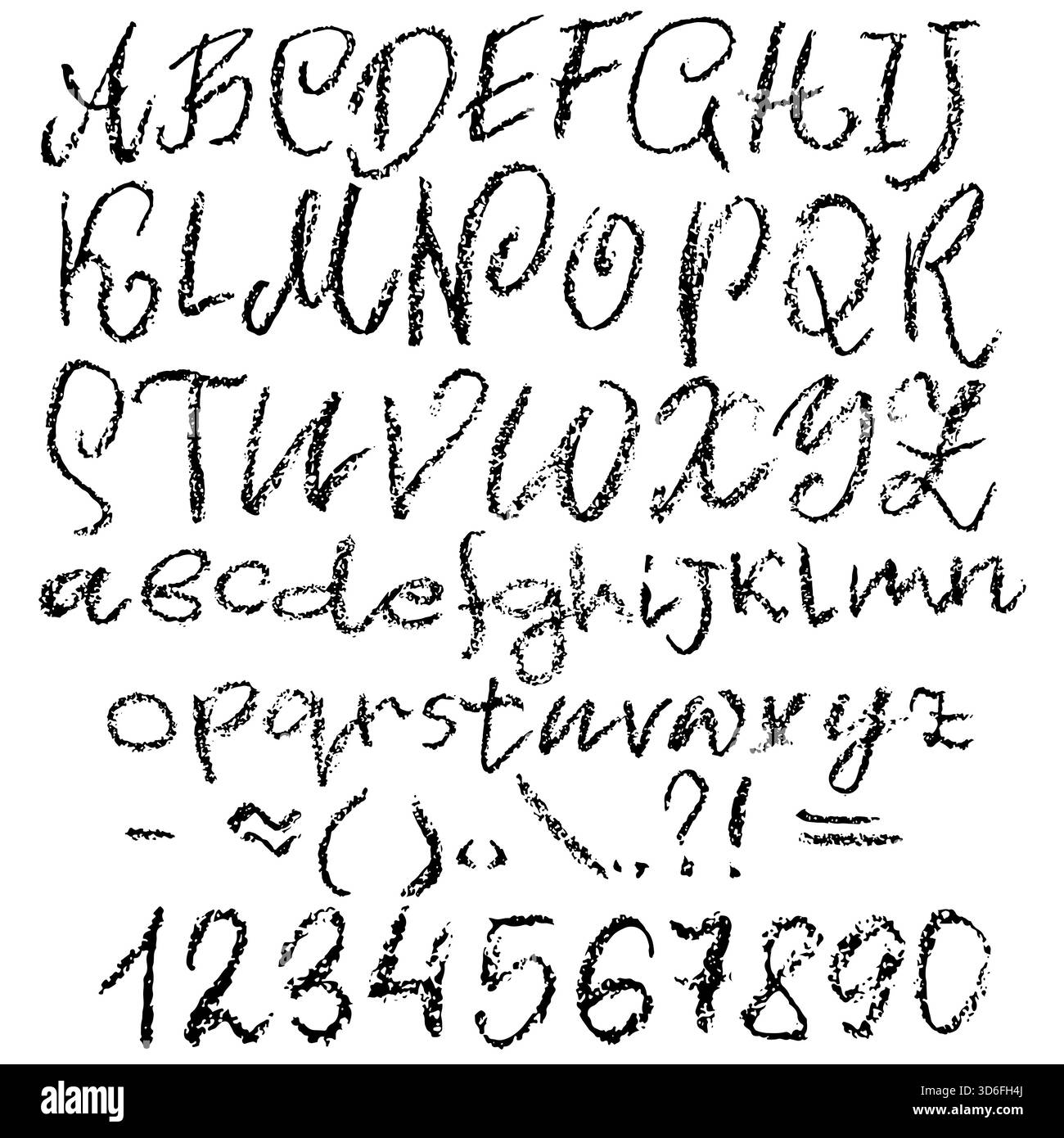 Real hand drawn grunge Cut Out Stock Images & Pictures - Alamy