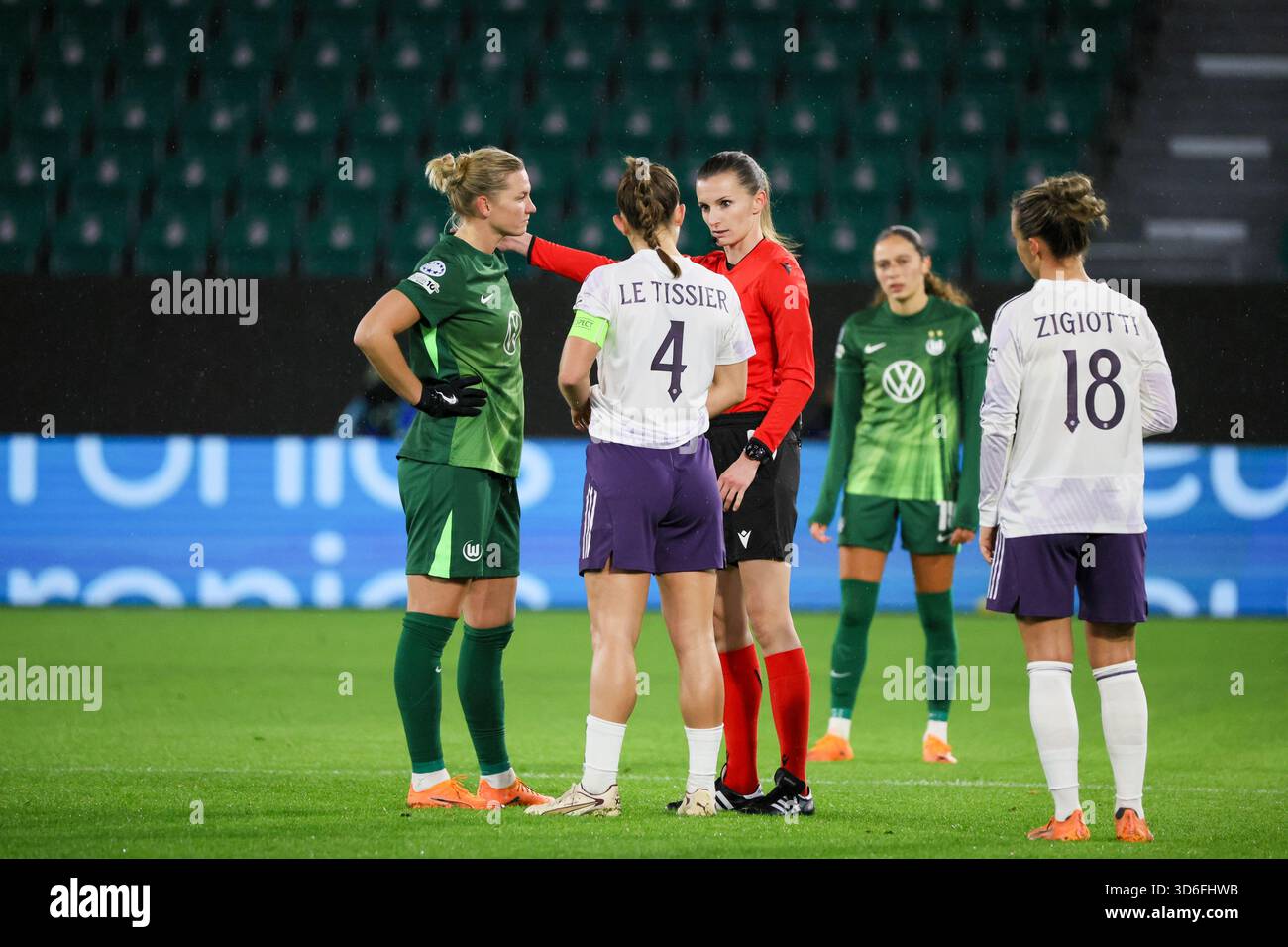 Wolfsburg, Germany November 19, 2025: Champions League - Women - 2025 / ...