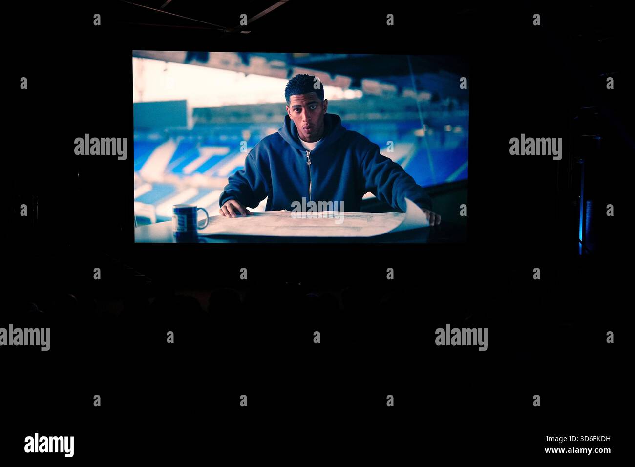 A video featuring Jude Bellingham during the unveiling of Birmingham ...