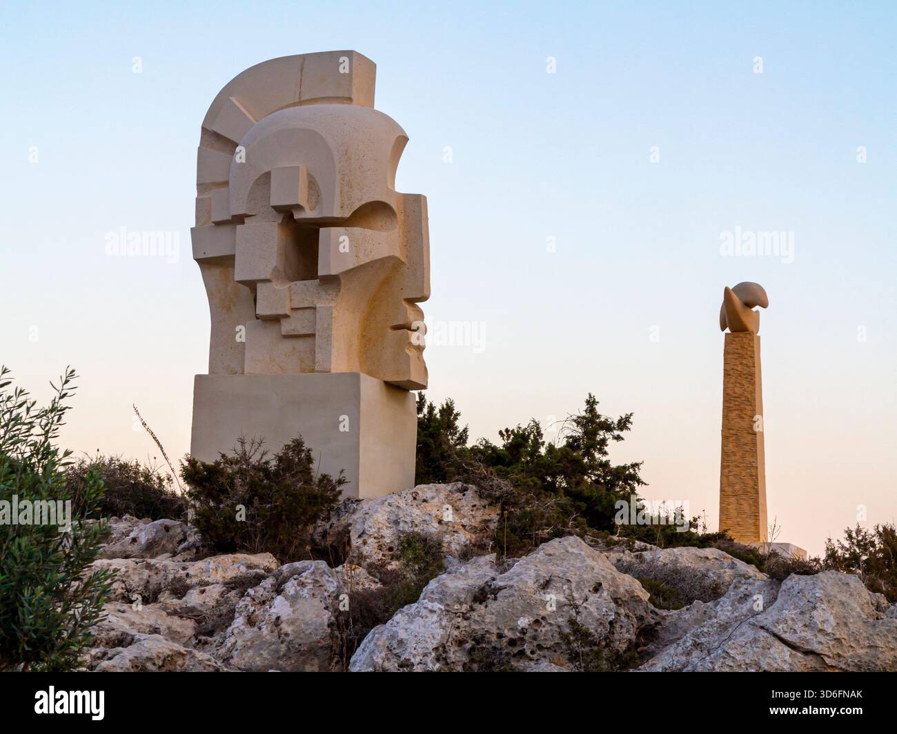 Contemporary sculptures on display at Ayia Napa International Sculpture ...