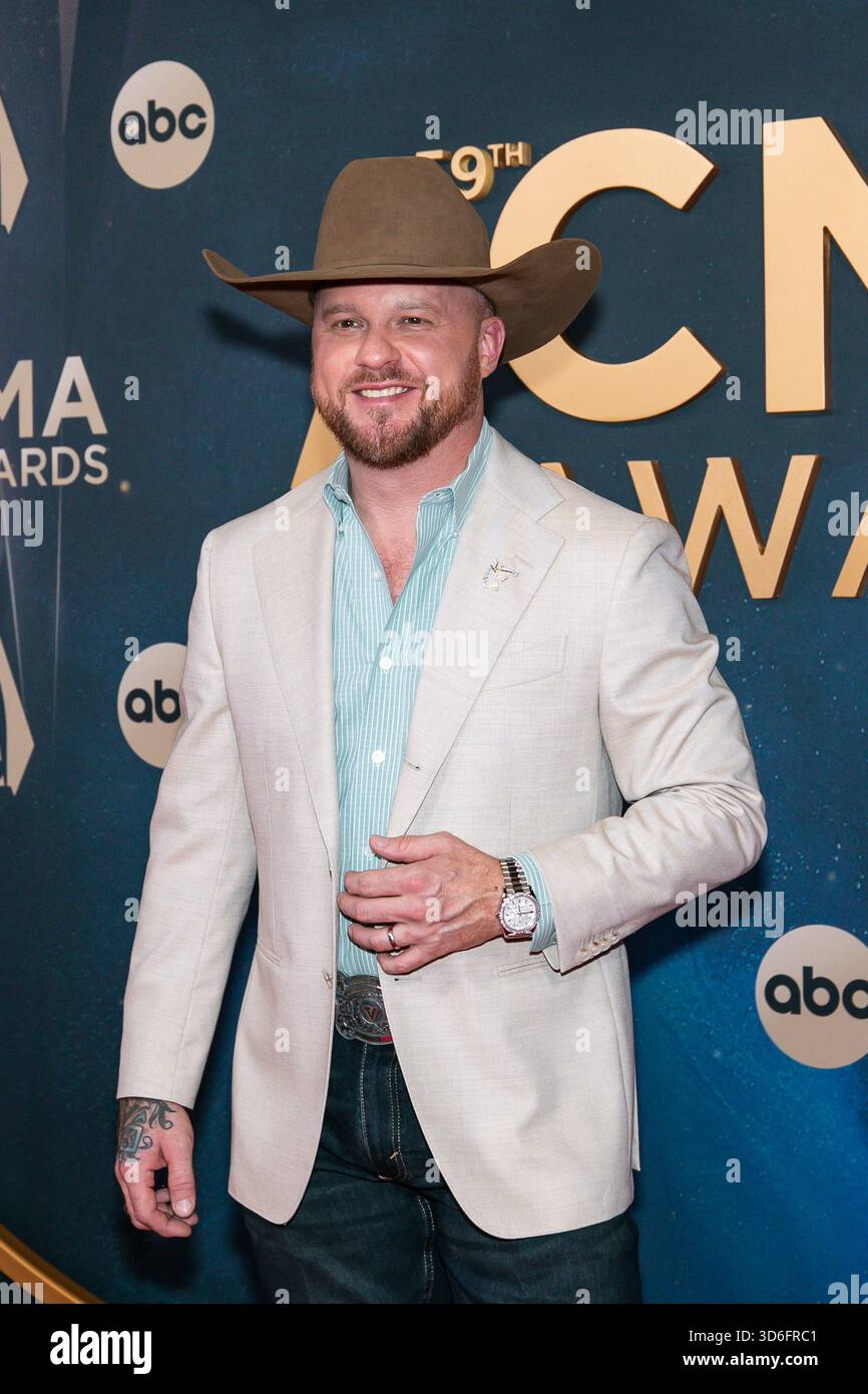 Cody Johnson walks the red carpet before the “The 59th Annual CMA ...