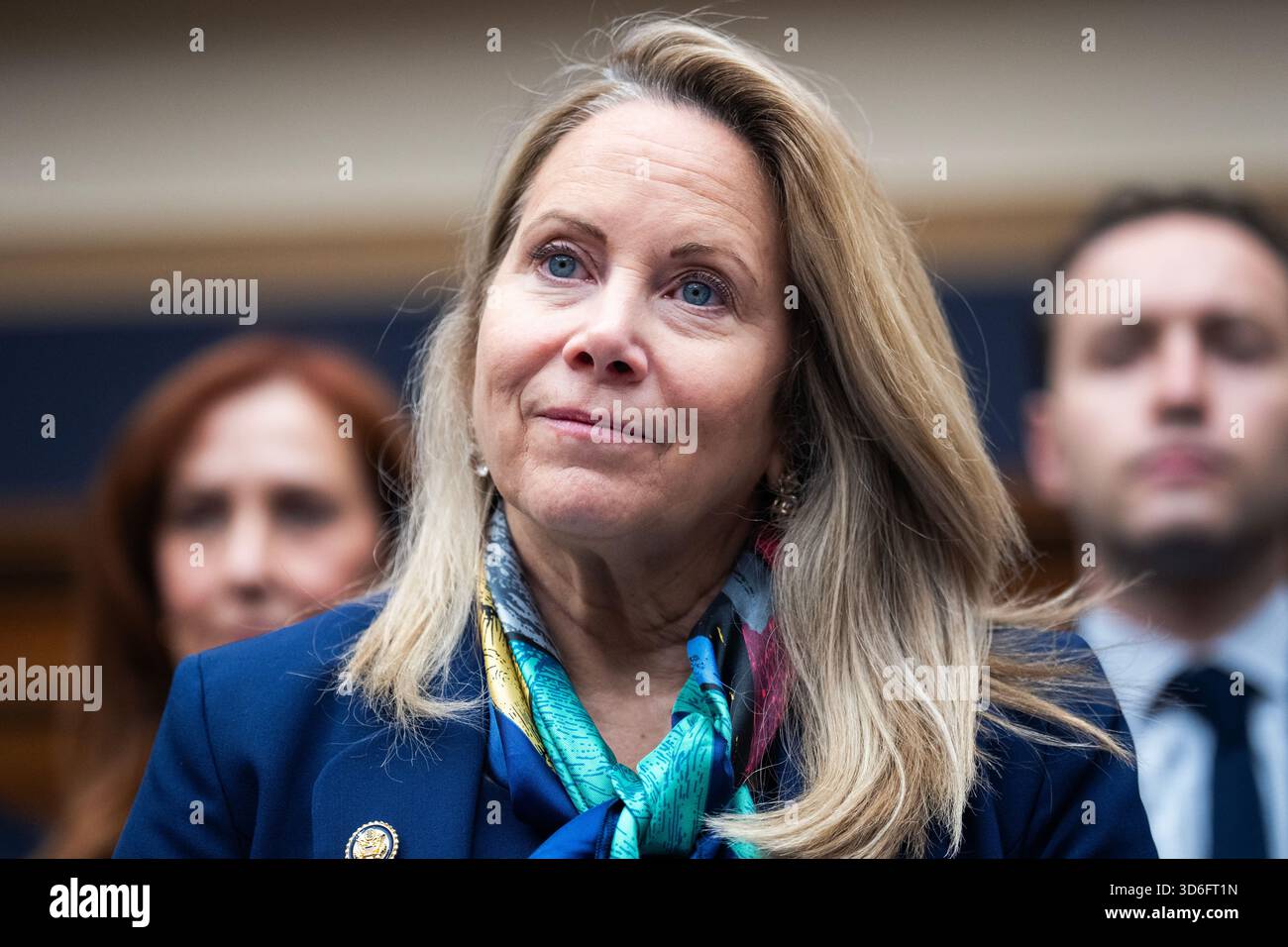UNITED STATES - NOVEMBER 20: Rep. Laura Gillen, D-N.Y., waits to ...